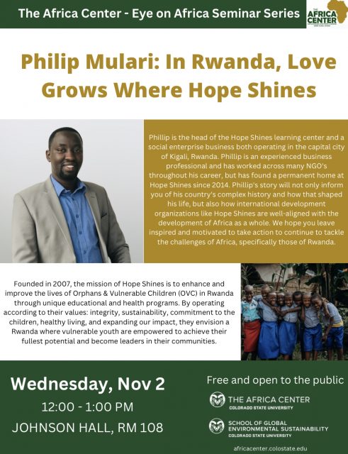 Eye on Africa – Philip Mulari: In Rwanda, Love Grows Where Hope Shines ...